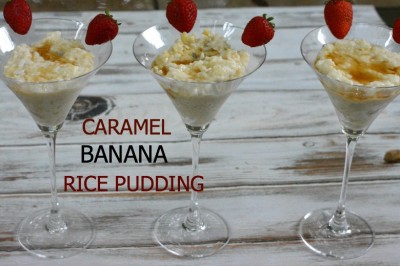 Caramel Banana Rice Pudding Recipe using Success® Rice! - The Mommyhood ...