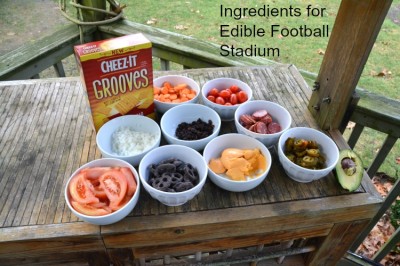 Creating an Edible Football Stadium using Cheez-It Grooves for the Big ...