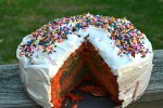 The Kool-Aid Rainbow Cake is delicious