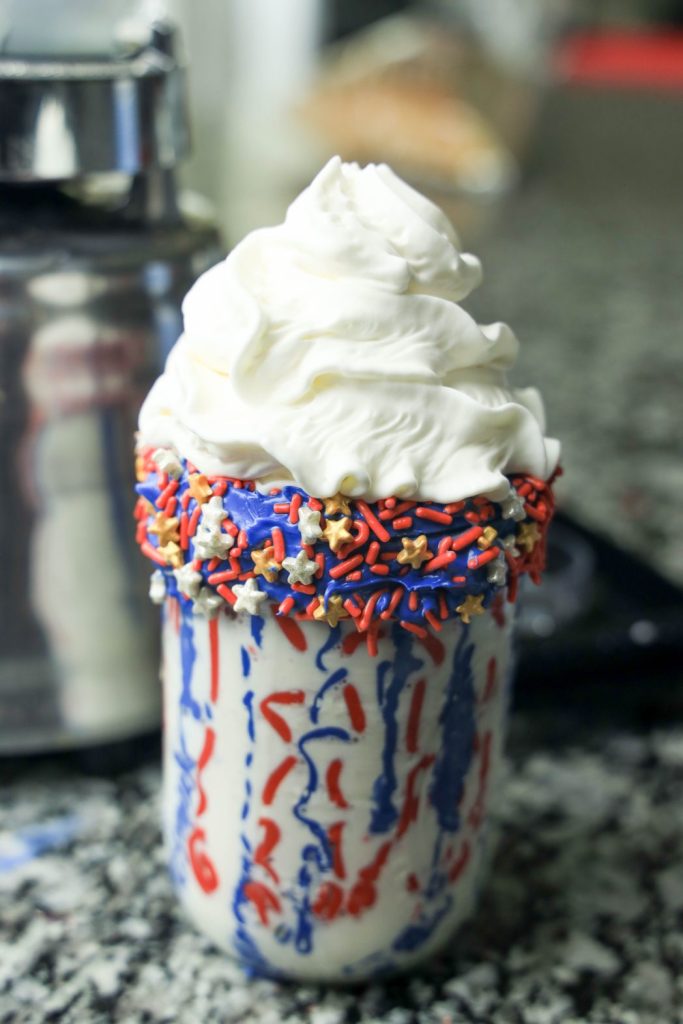 4th of July Milkshake- Delicious Red-White-Blue Shake Recipe! - The ...