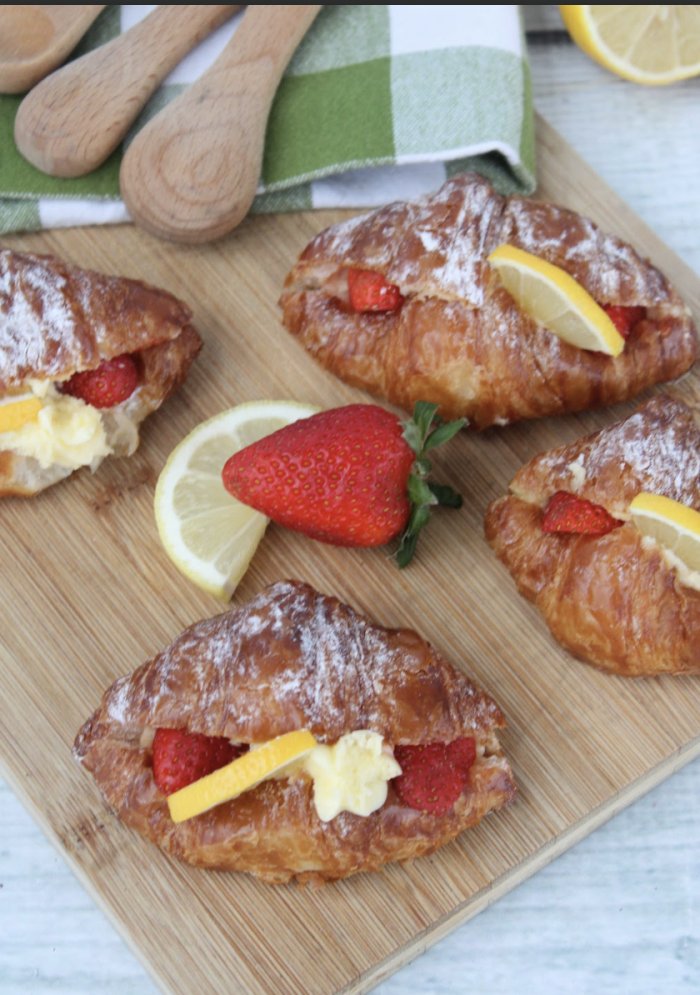Strawberry Lemon Custard Croissants Recipe! - The Mommyhood Chronicles