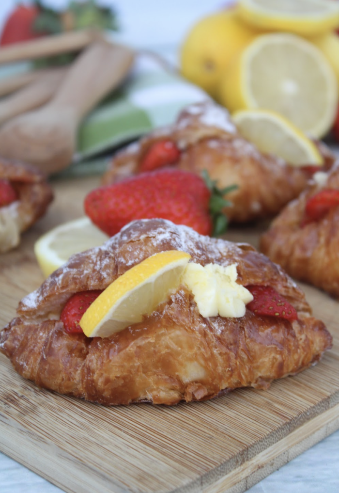 Strawberry Lemon Custard Croissants Recipe! - The Mommyhood Chronicles